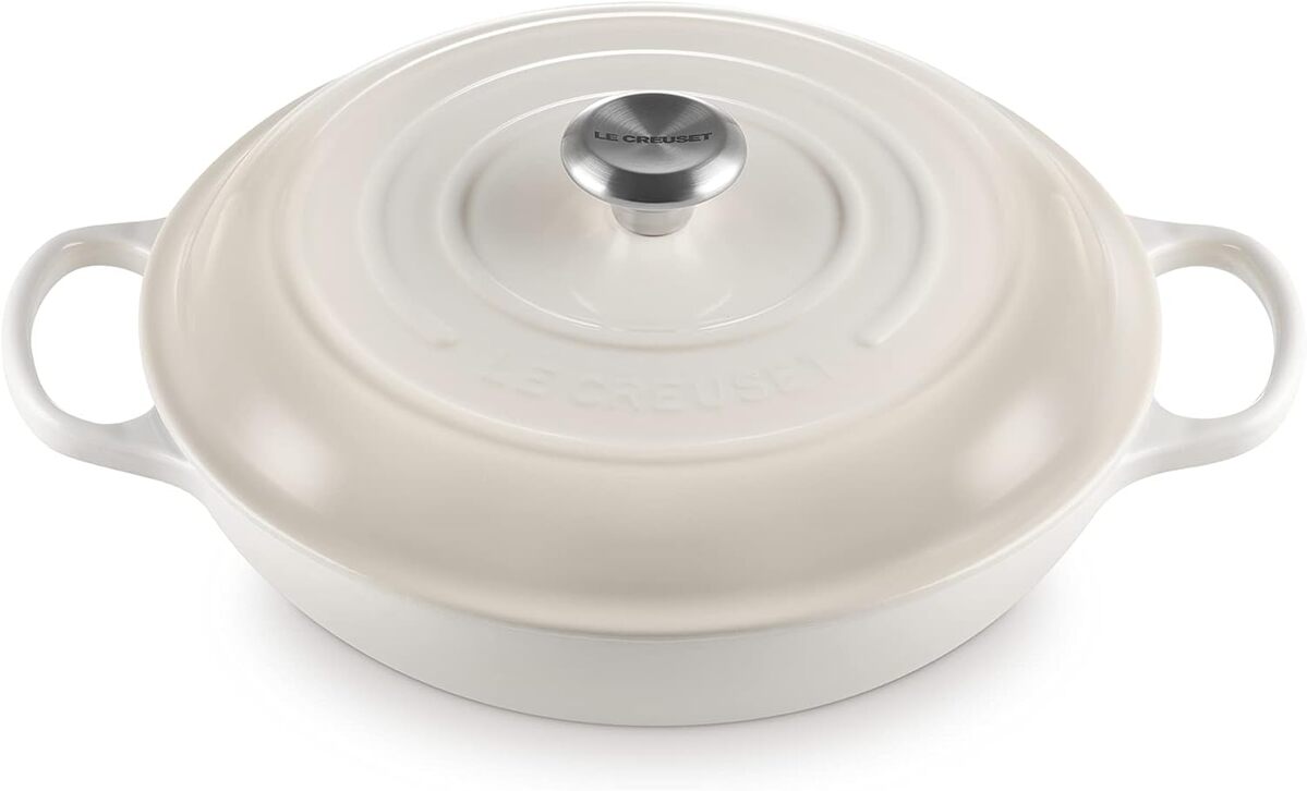 Test : le Creuset faitout Signature meringue 30 cm